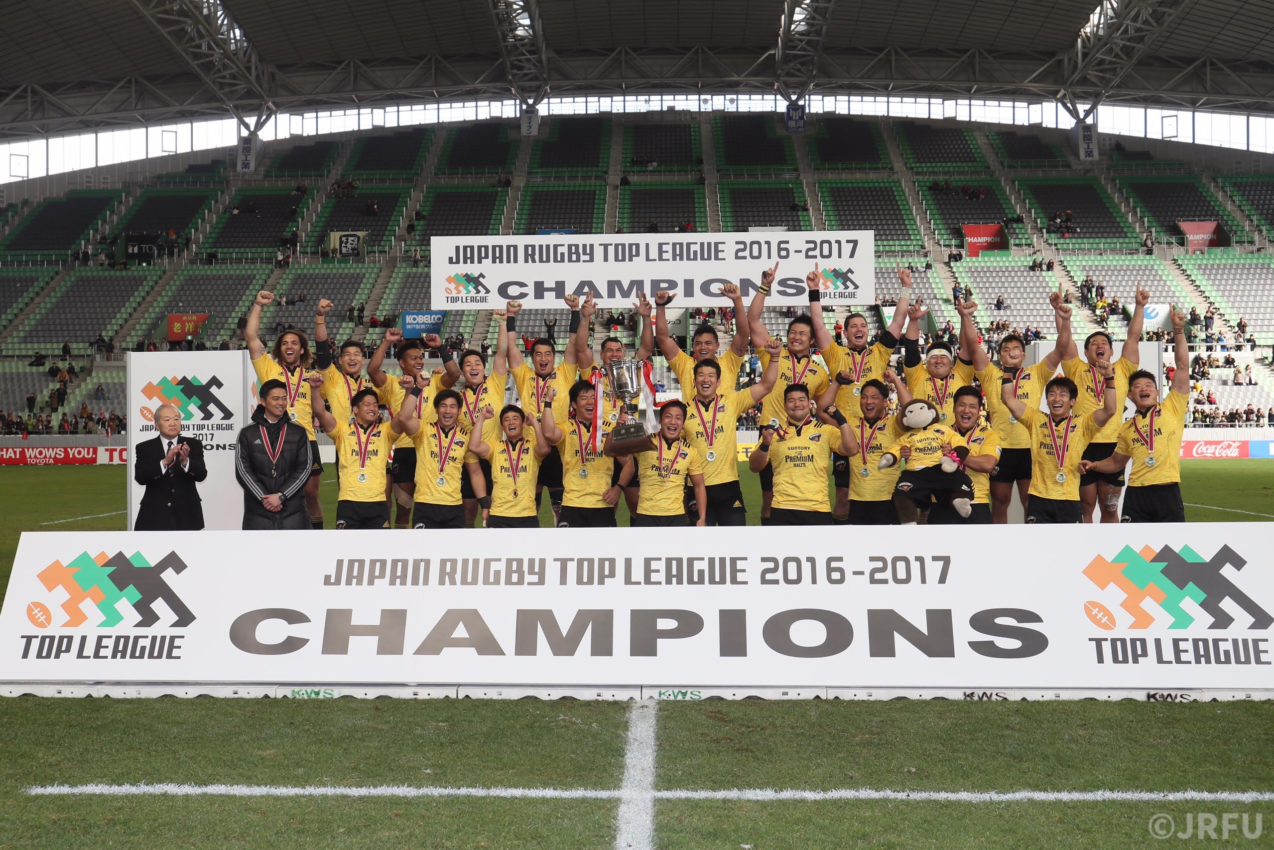 Suntory Win Top League Title｜RUGBY：FOR ALL