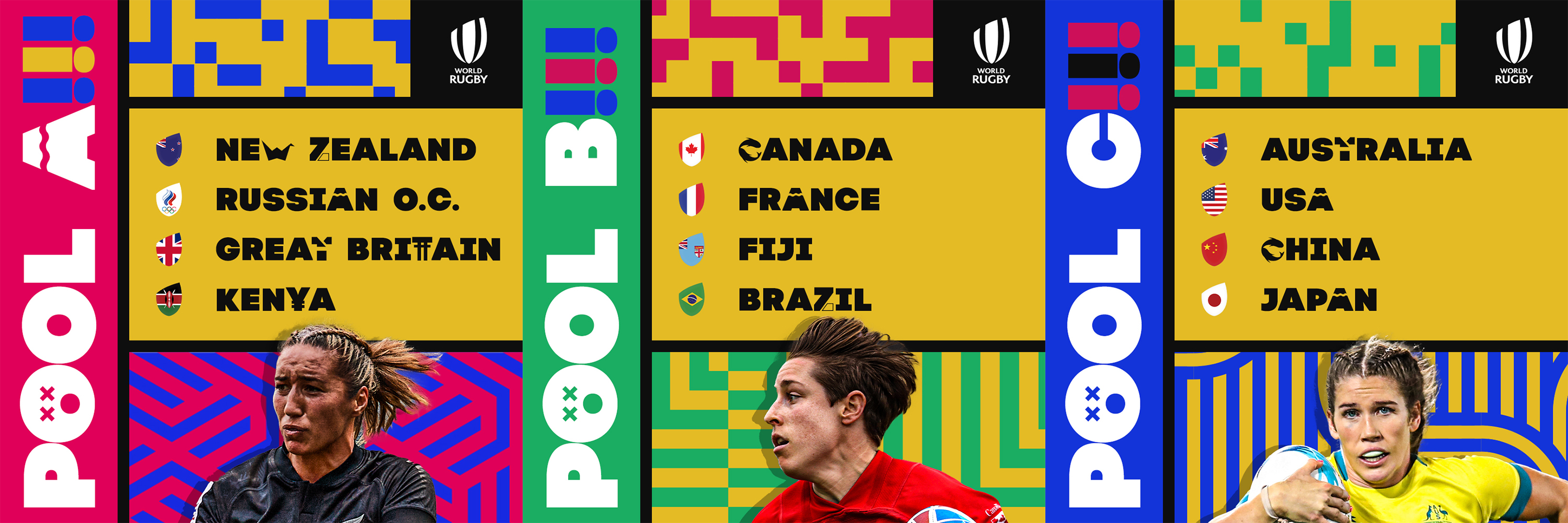 Tokyo 2020 Olympic Rugby Sevens Pools｜RUGBY：FOR ALL